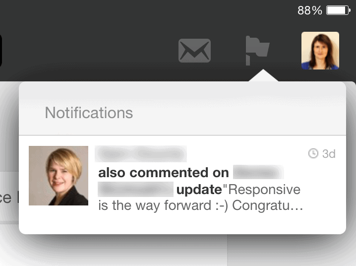 The LinkedIn app vs website experience - A Bright Clear Web