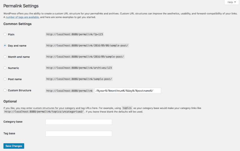 What Is The Best WordPress Permalink Structure For SEO A Bright Clear Web