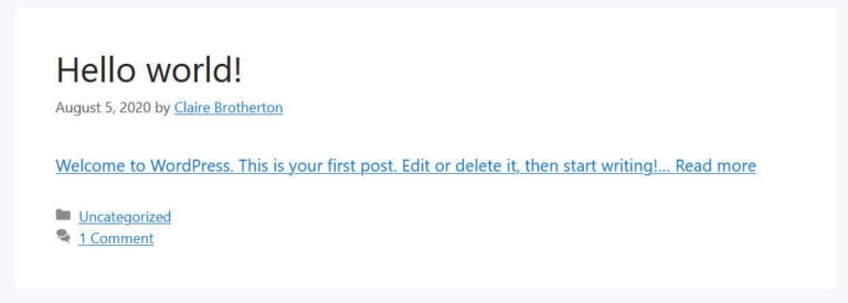 How To Create Wordpress Excerpts And Include Links In Them