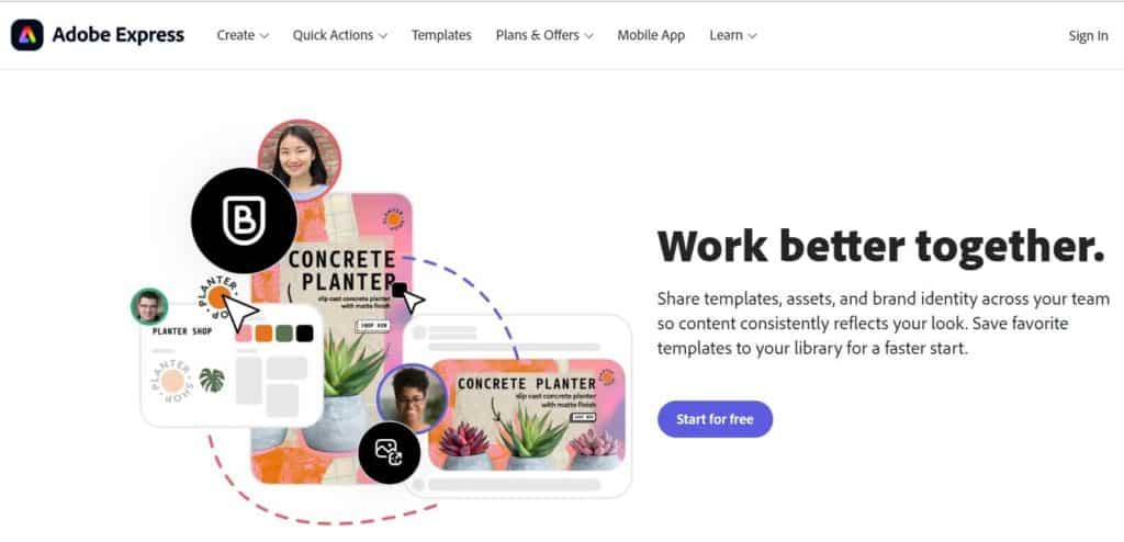 Adobe Express, A Perfect Graphic Design Tool - A Bright Clear Web