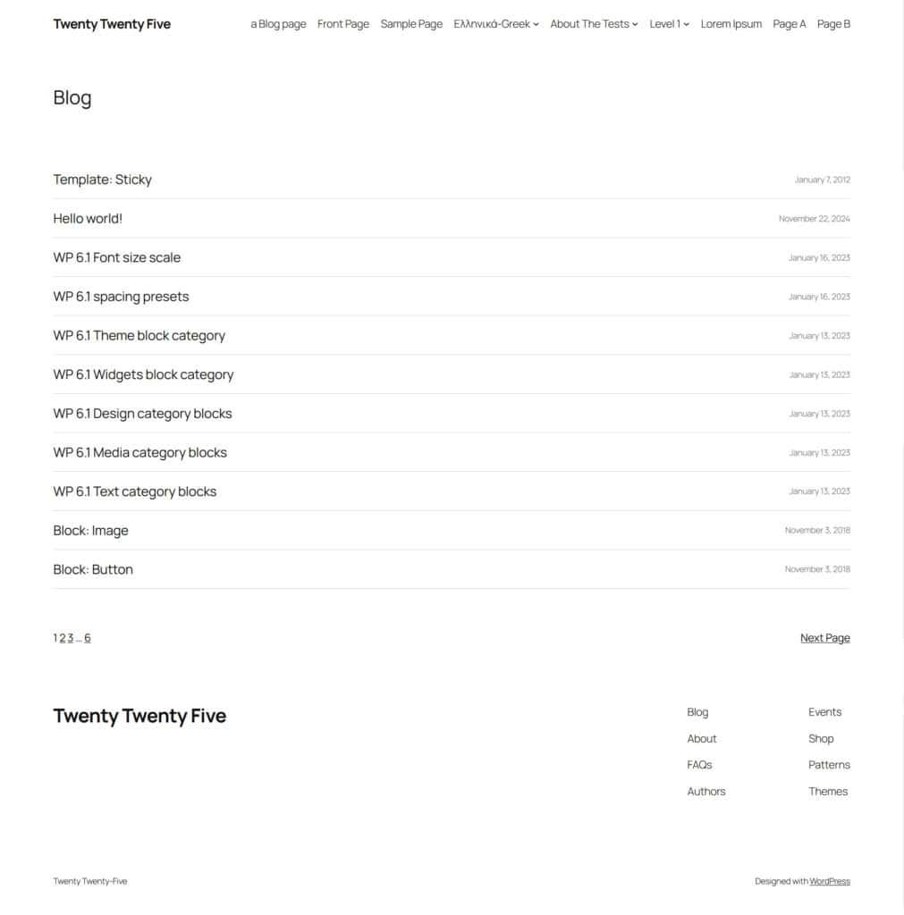 Twenty Twenty-Five Theme: the Ultimate Guide - A Bright Clear Web